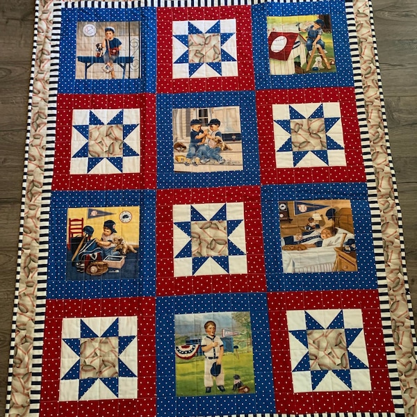 Baseball Quilt - Etsy