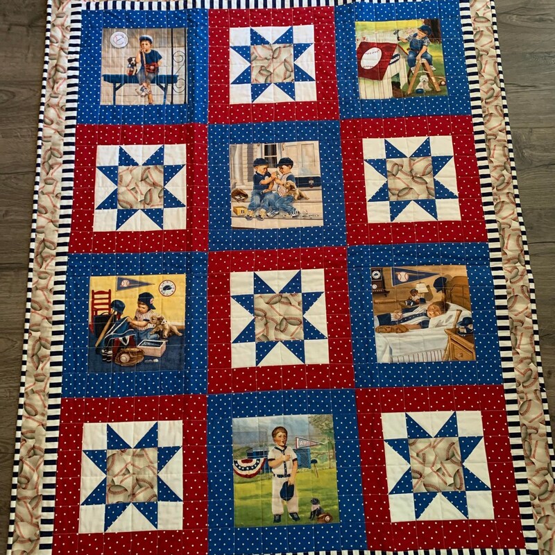 Baseball Quilt - Etsy