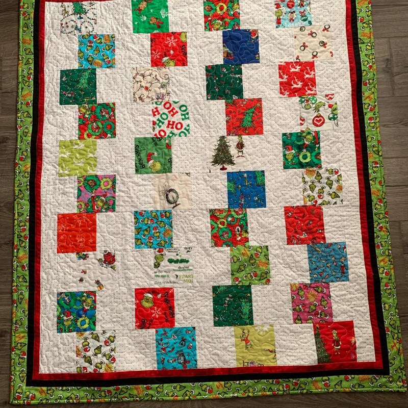 Grinch Quilt Kit - Etsy