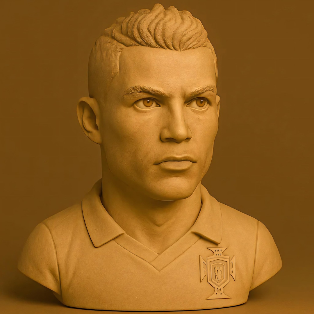 Cristiano Ronaldo Bust – High-quality 3D Print Model - Etsy
