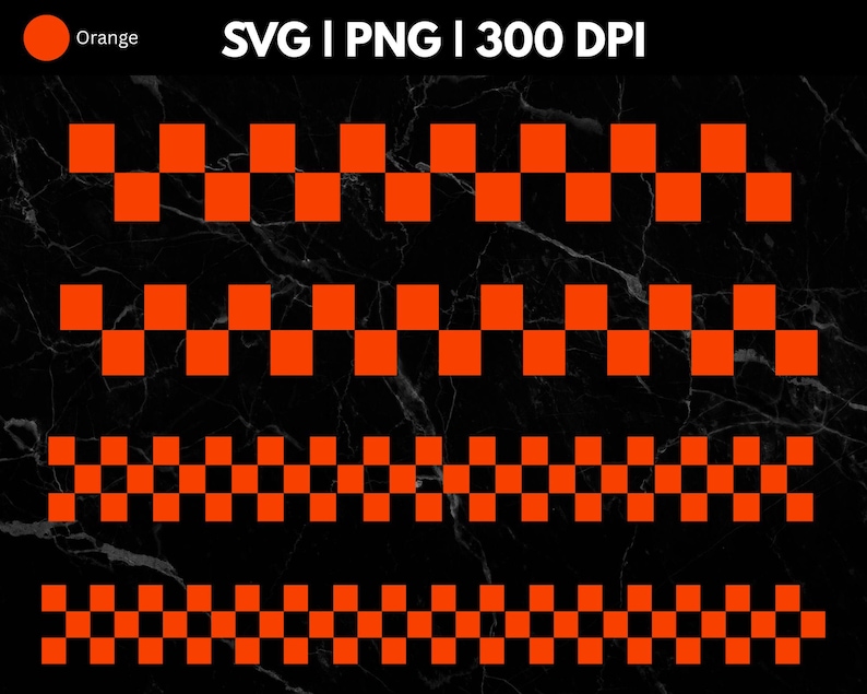 Checkerboard Borders SVG PNG | 32 Digital Borders | Checker Clipart for ...