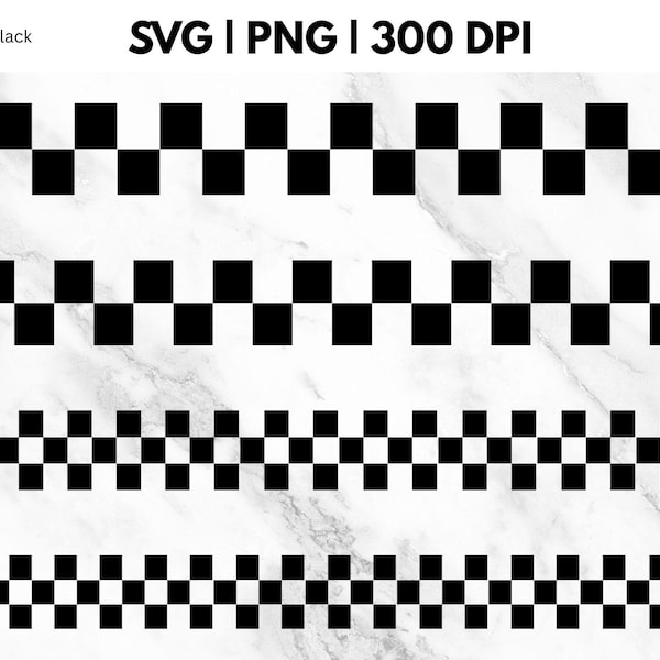 Checker Flag Border - Etsy