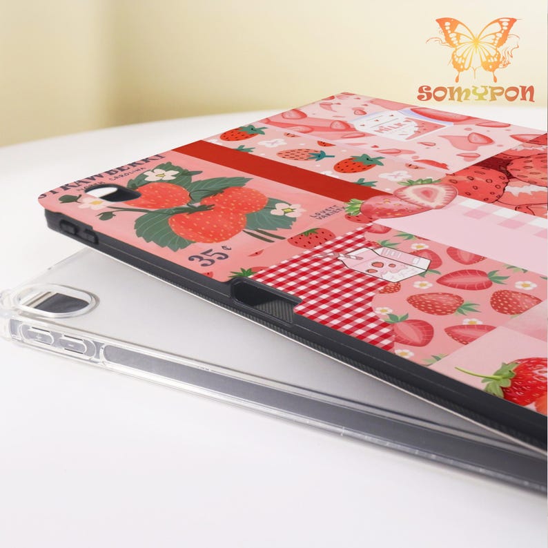 Strawberry iPad Case for Ipada16-11" 2025, iPad Air6 7-13'' 11 ...