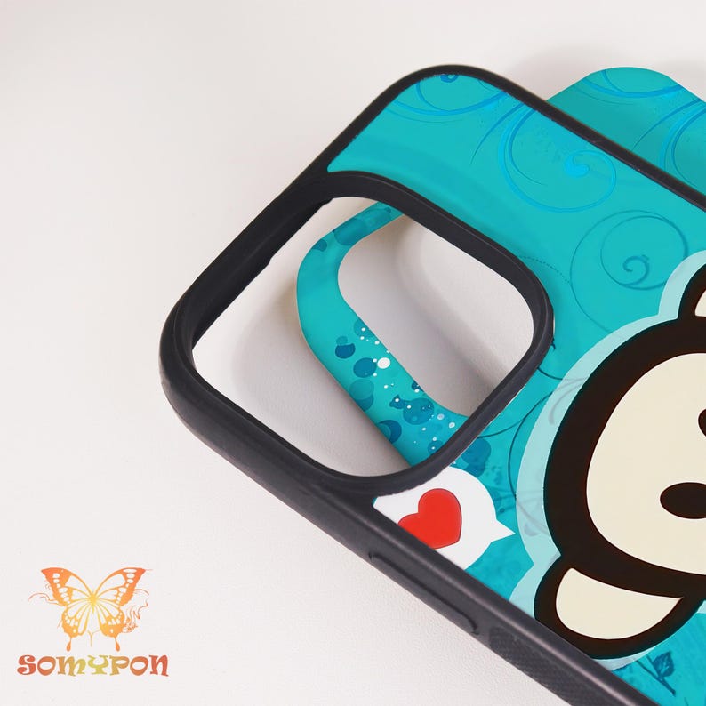 Cute Monkey Phone Case, Aesthetic Cover iPhone 16/15/14/13/12/11 MAX ...