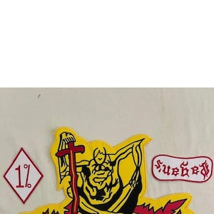 Pagans Motorcycle Club Embroidered Patch Set – Iron-on Patches for ...