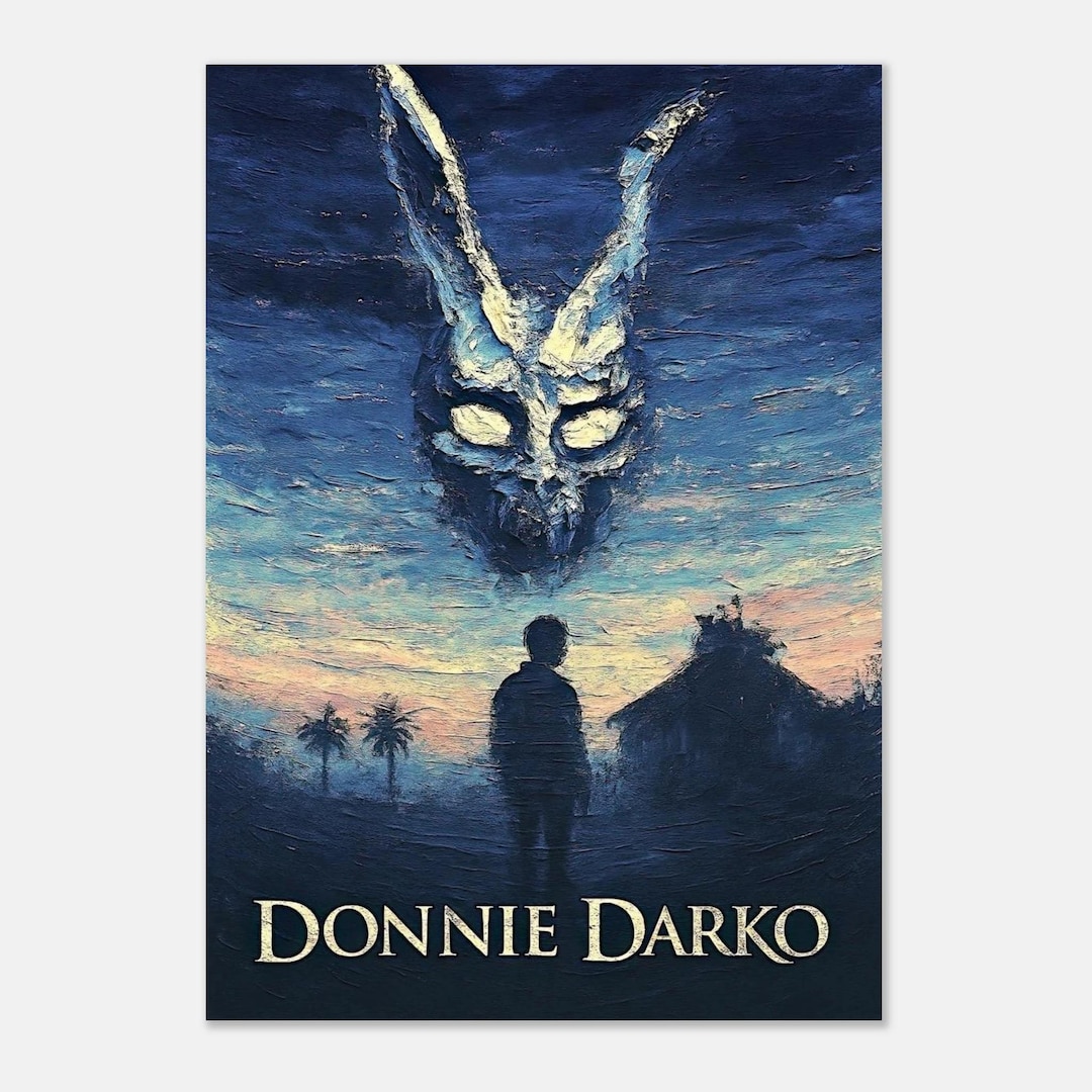 Donnie Darko Glitch Art Print: Surreal Cult Classic Giclée Poster - Etsy