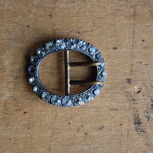 Antique Victorian Paste Buckle Ornament ∙ Victorian Rhinestone Buckle ...