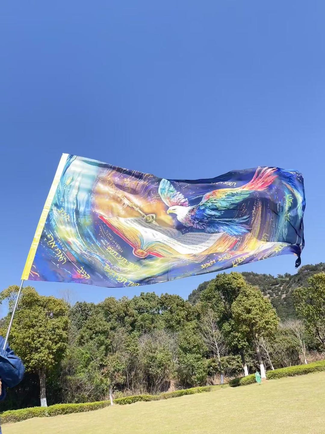 Rise - Prophetic Revelation Painting Flags、worship Flags, Dance Flags ...