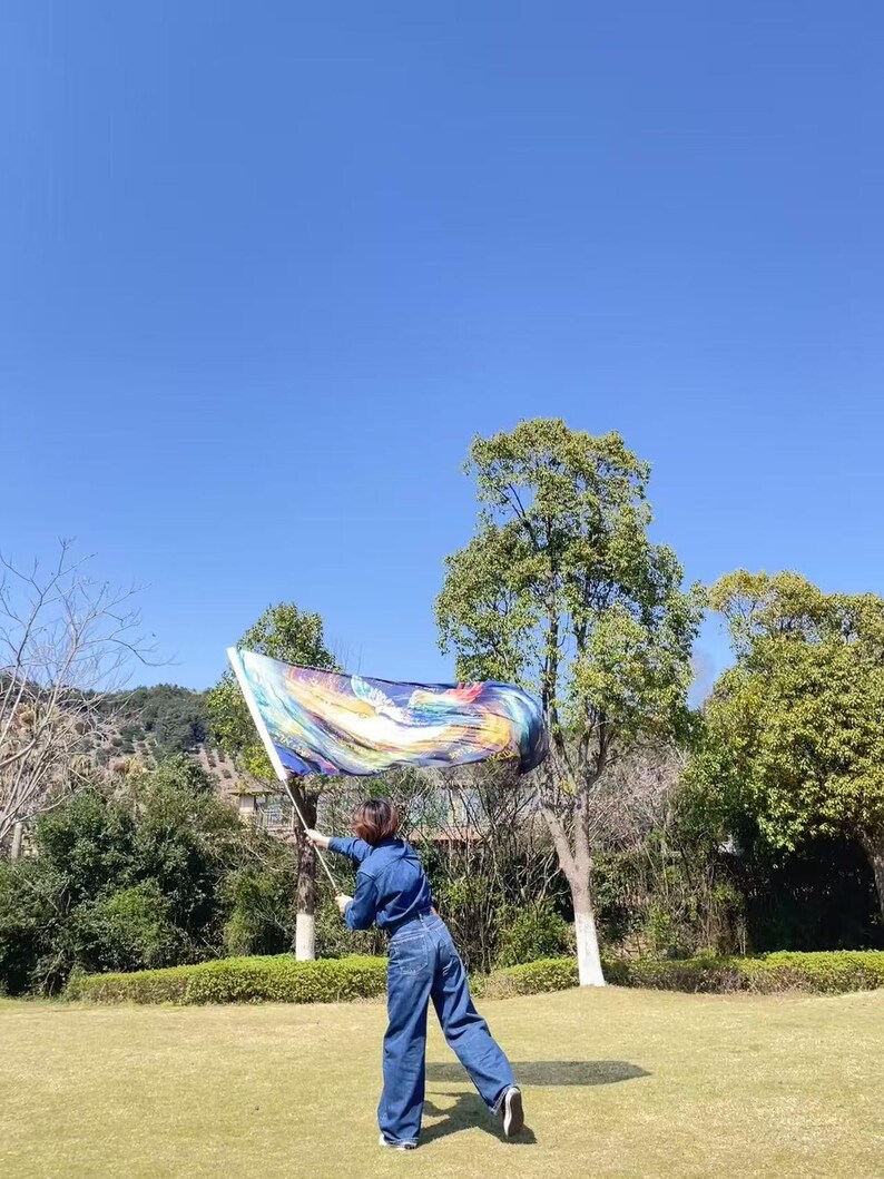 Rise - Prophetic Revelation Painting Flags、worship Flags, Dance Flags ...