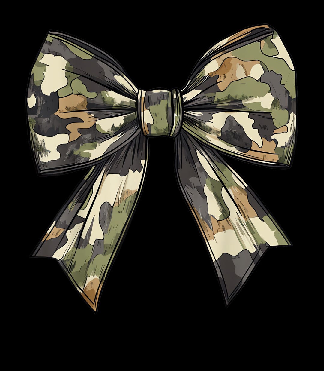 Women Camouflage Old Camo Bow Camo Coquette Bow Hunting Girl Png ...