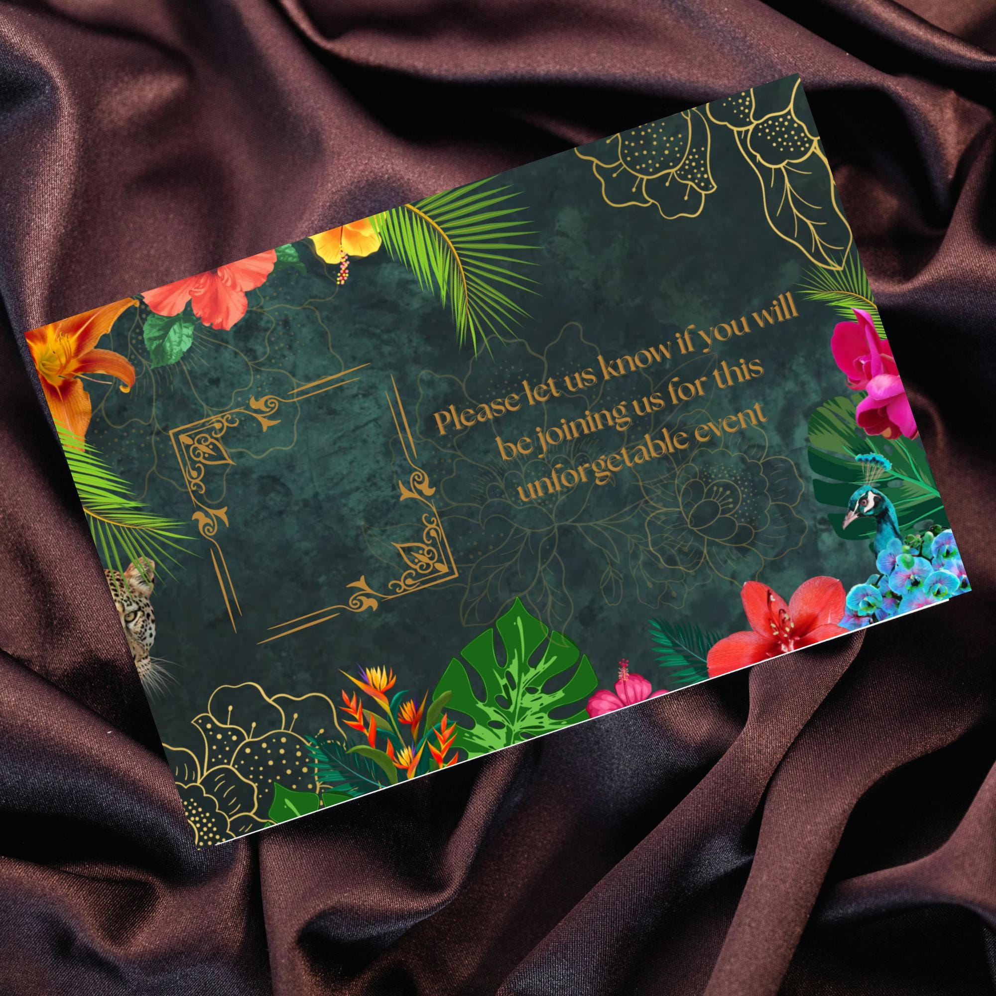 The White Lotus Inspired Party Invitation | Exotic and Chic |themed ...