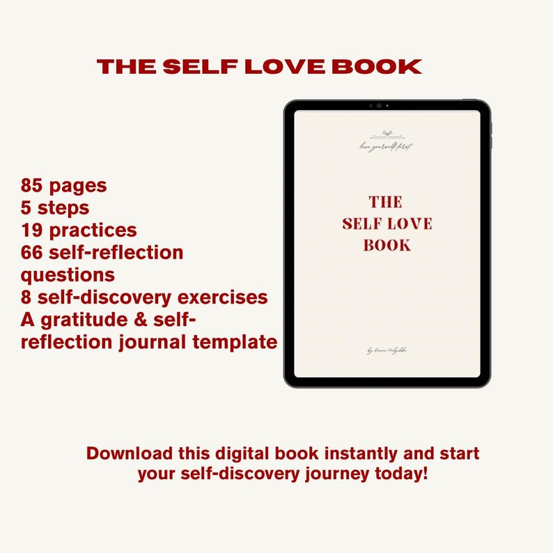 The Self-love Book – A 5-step Guide to Confidence, Happiness & Healing ...