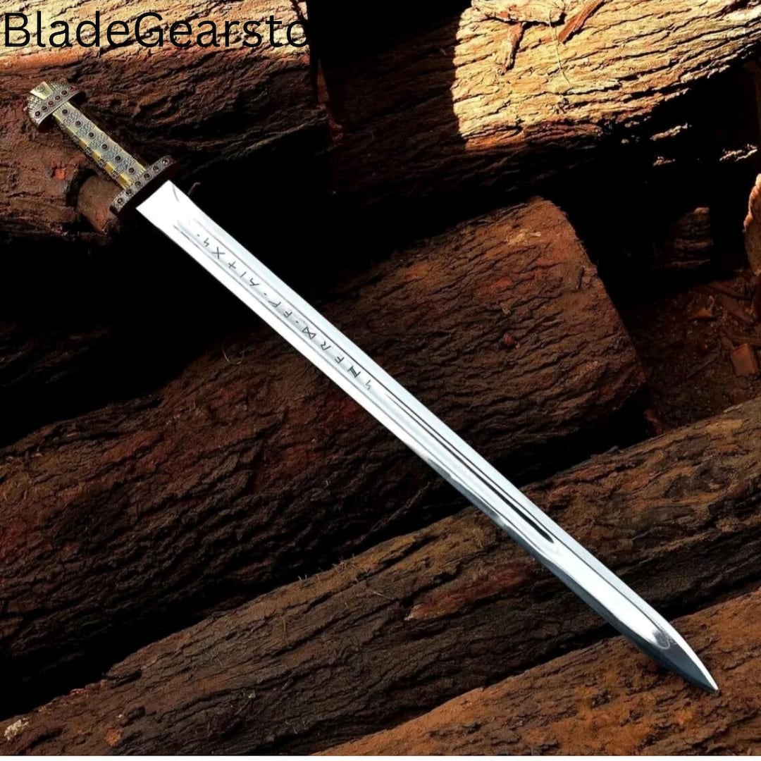 Ragnar Lothbrok Sword Replica: 39" Stainless Steel Viking Decor - Etsy