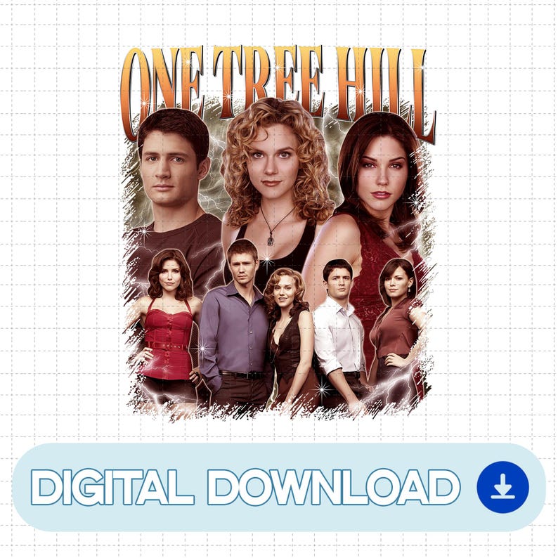 One Tree Hill Homage Png | Vintage One Tree Hill Movie Digital File ...