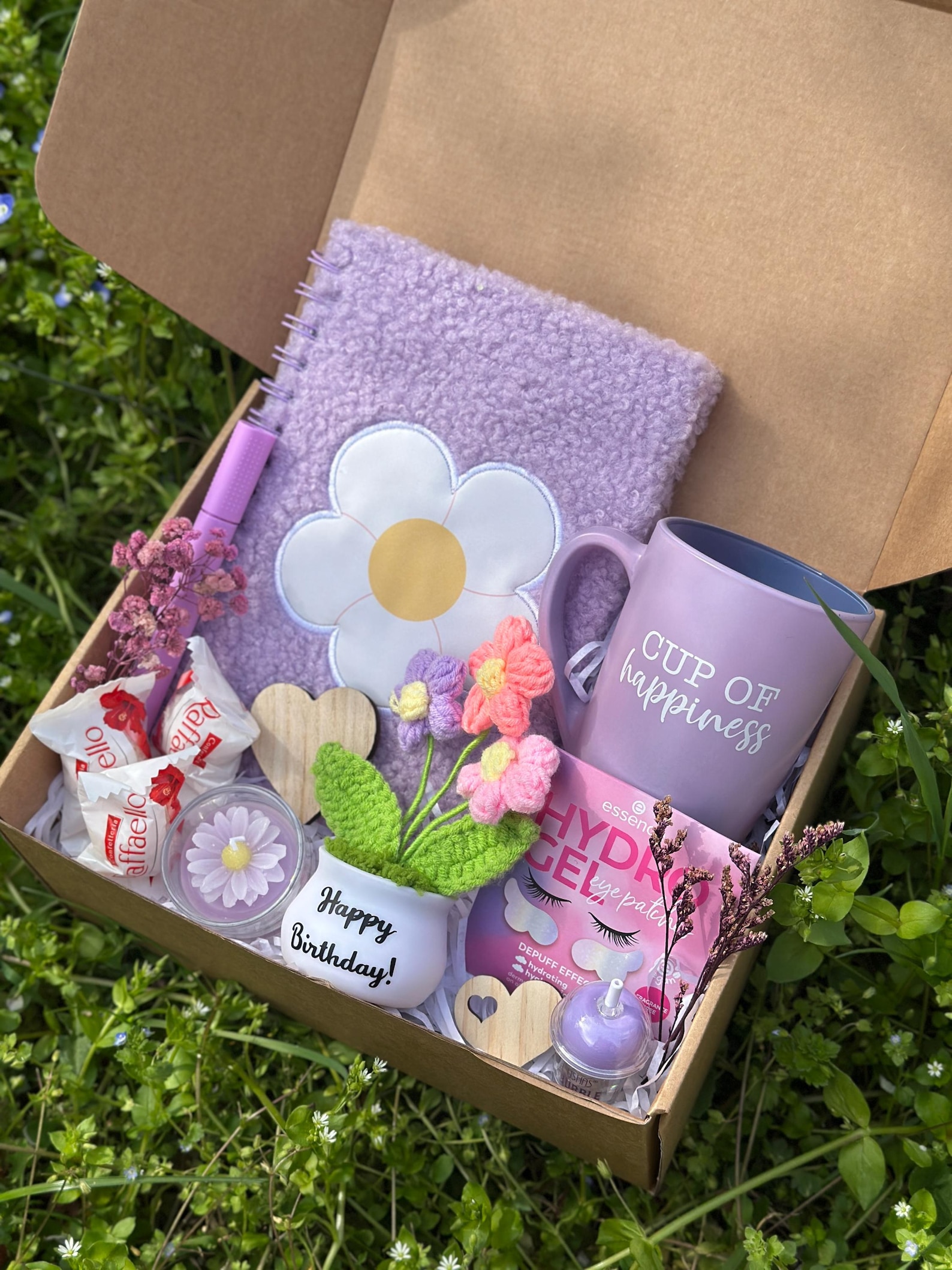 Cute Birthday Gift Box for Her, Pastel Celebration Surprise Package ...