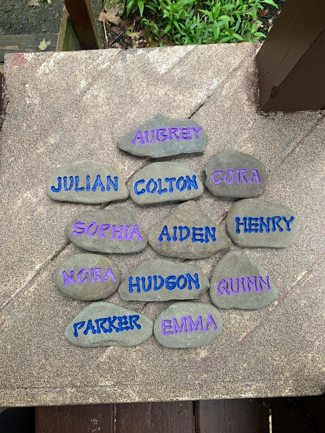 Personalized Engraved Name Stone - Etsy