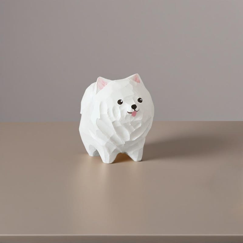 Statue of Samoyed Dog - Etsy