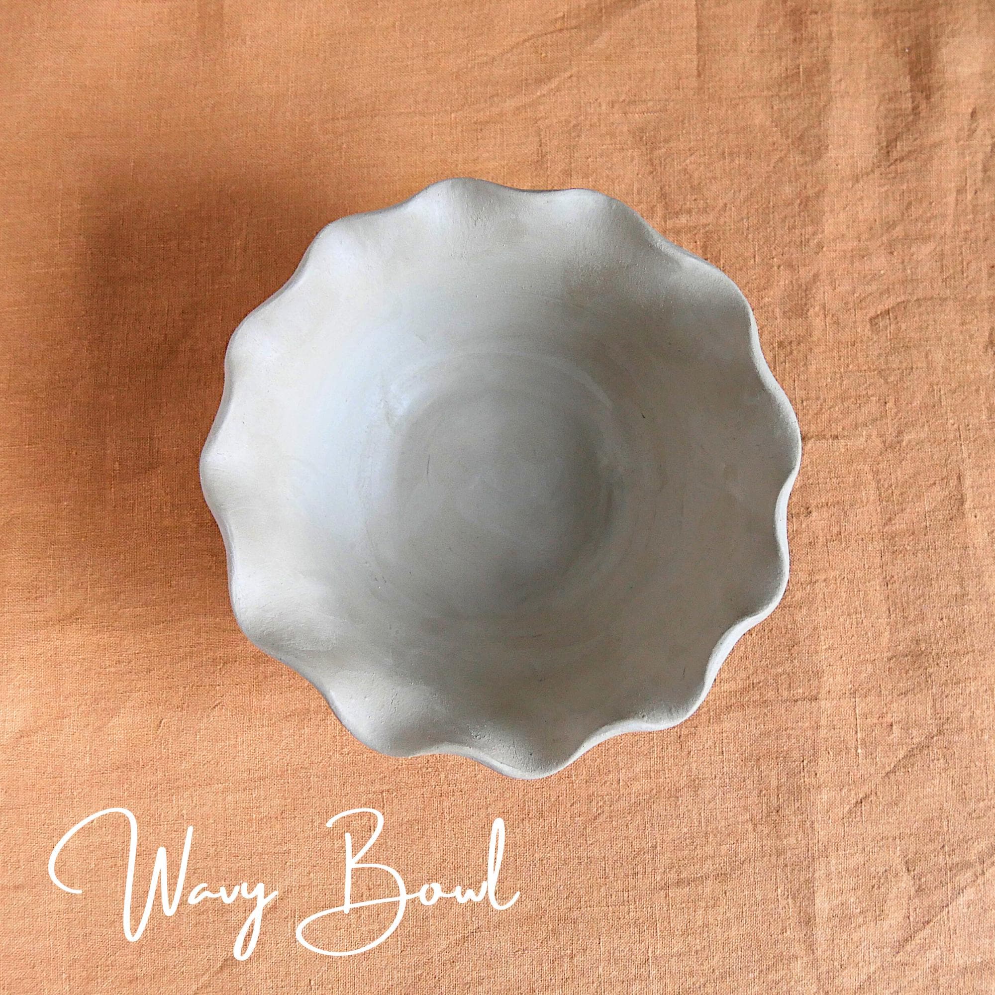 Wavy Bowl Pottery Template | Slab Building Tutorial | Ceramic Tools ...