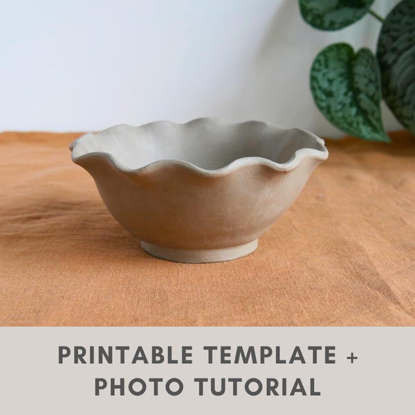 Ceramic Slab Bowl - Etsy