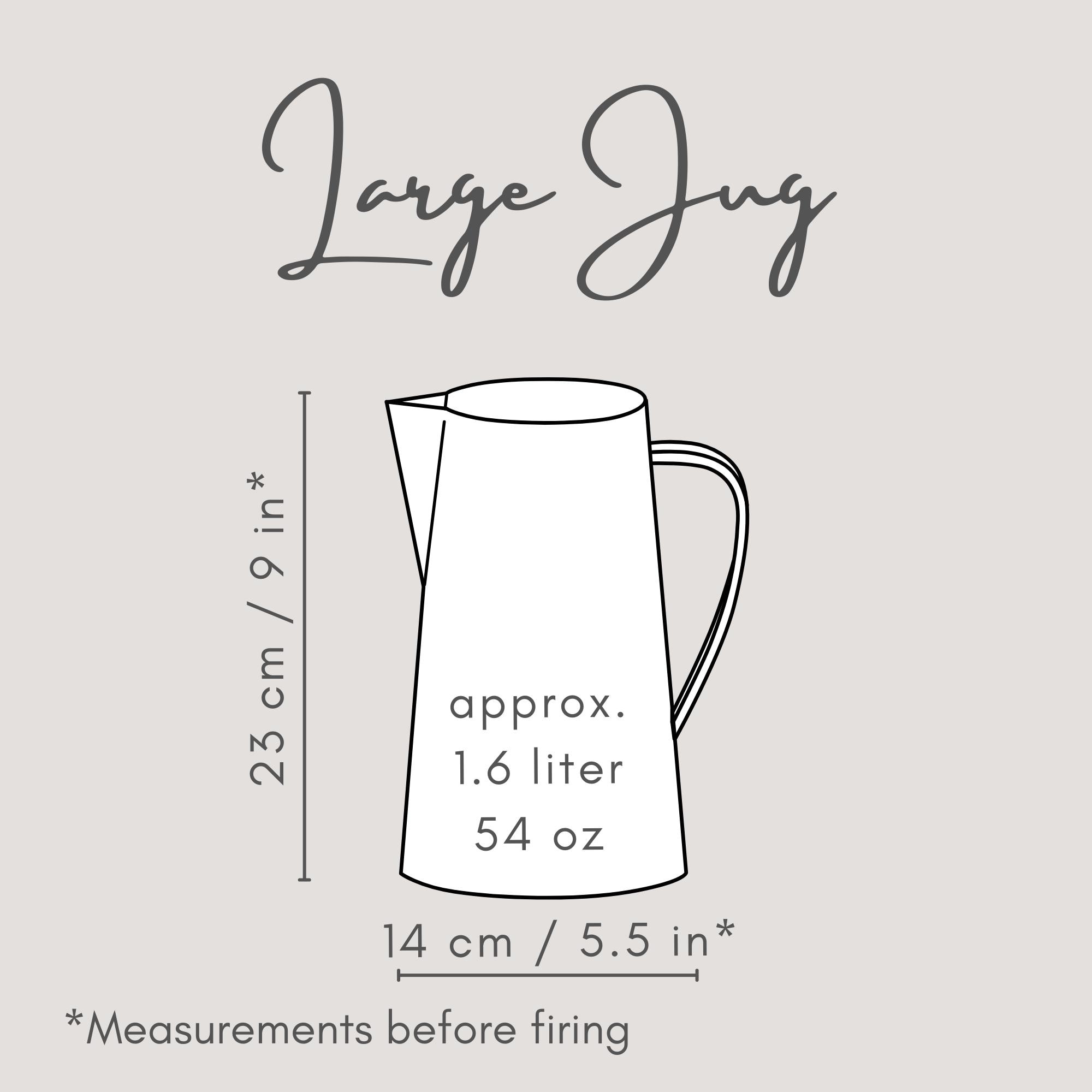 Large Jug Pottery Template | Slab Building Tutorial | Tall Ceramic ...