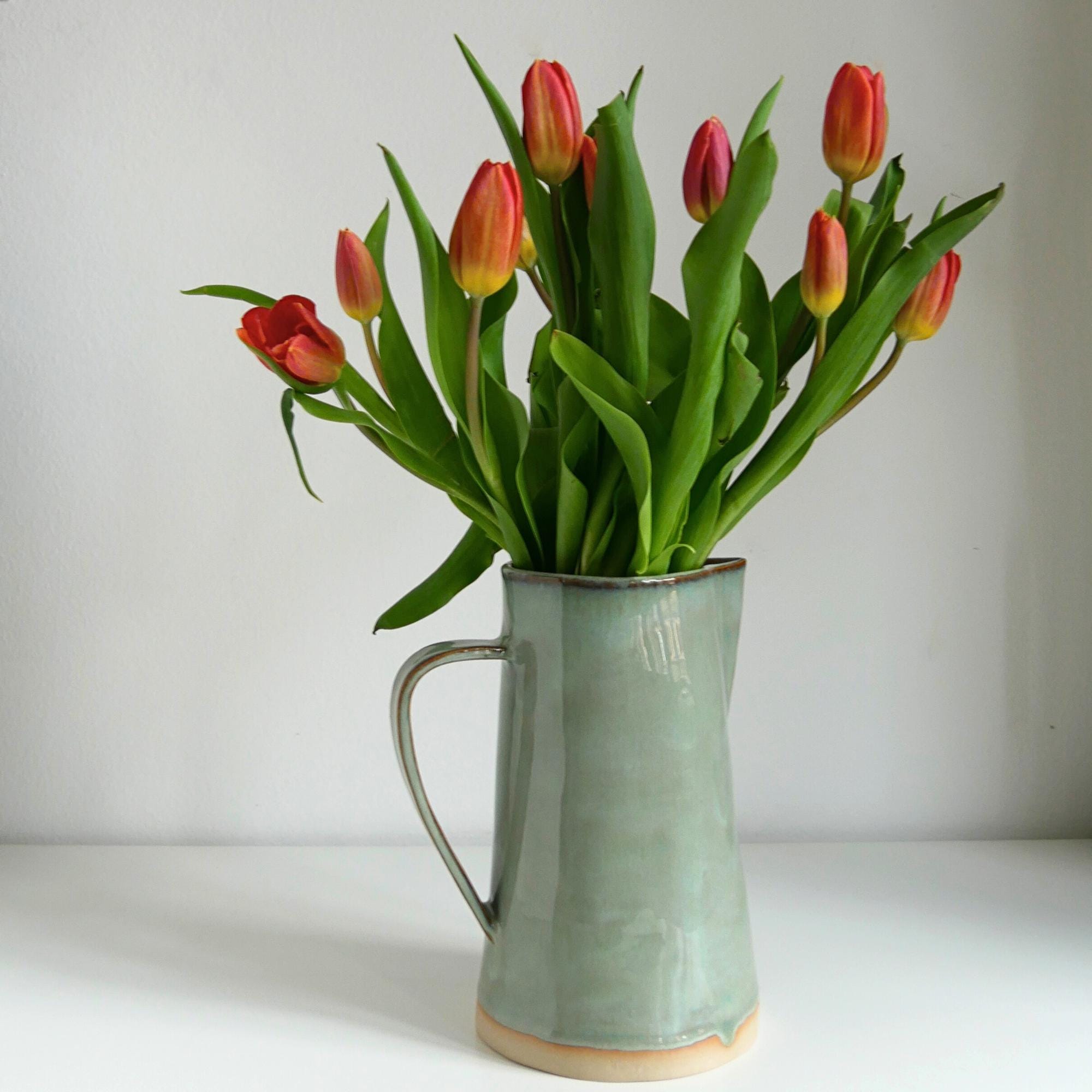 Large Jug Pottery Template | Slab Building Tutorial | Tall Ceramic ...