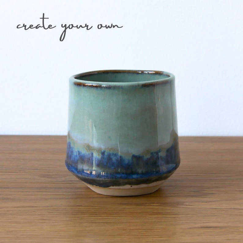 Conic Cup Pottery Template | Slab Building Tutorial | Large Tea and ...