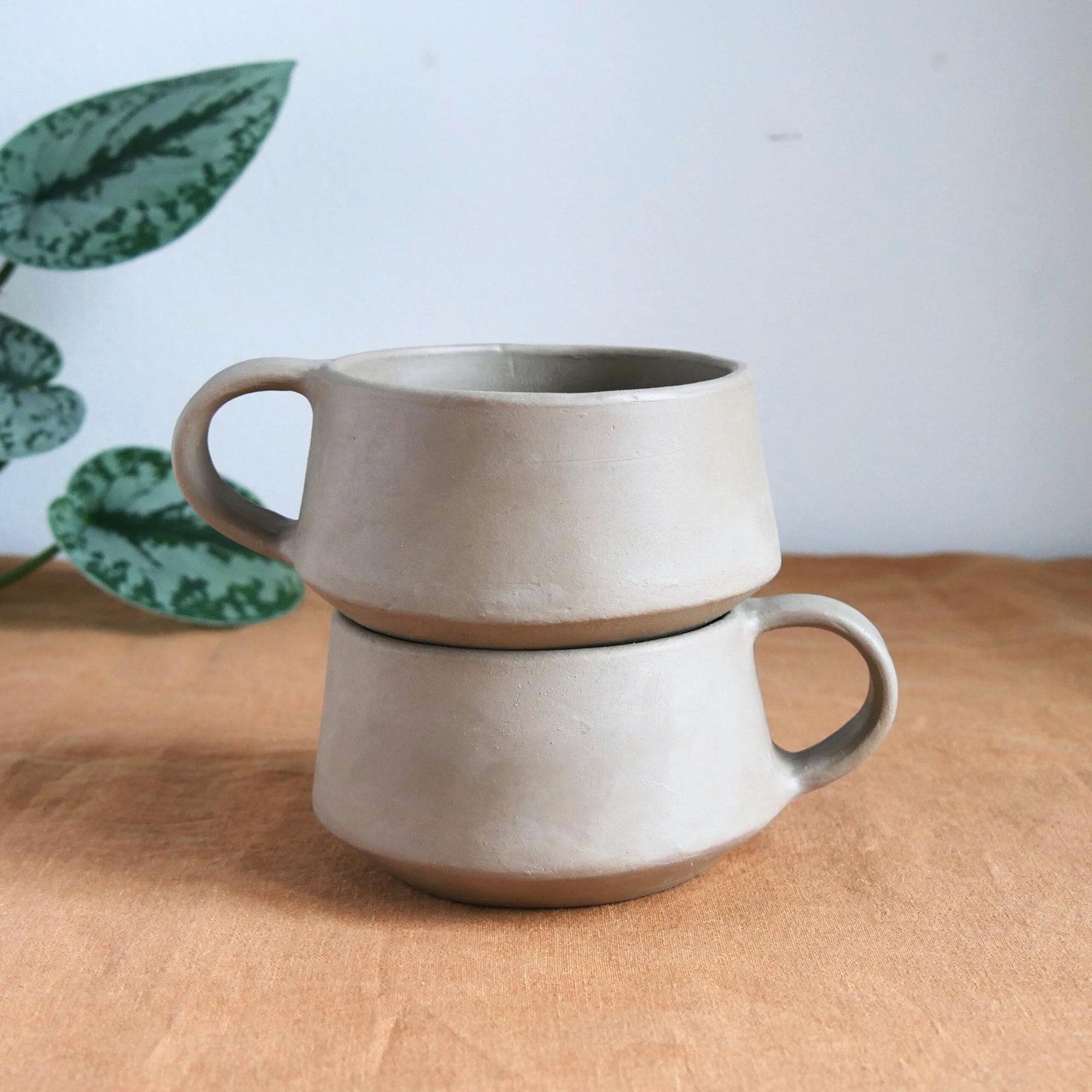 Wide Conic Mug Pottery Template | Slab Building Tutorial | Large Tea ...
