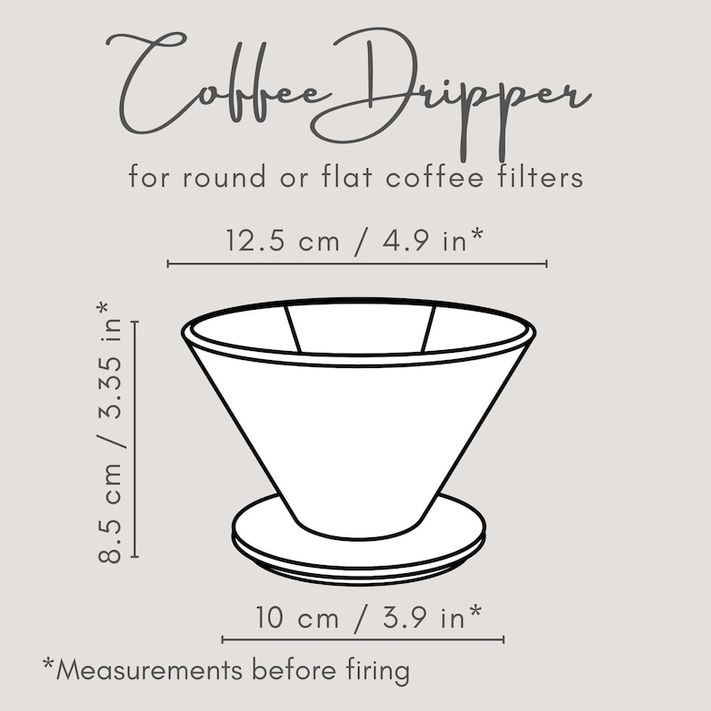 Coffee Maker Set Pottery Template | Slab Building Tutorial | Pour Over ...