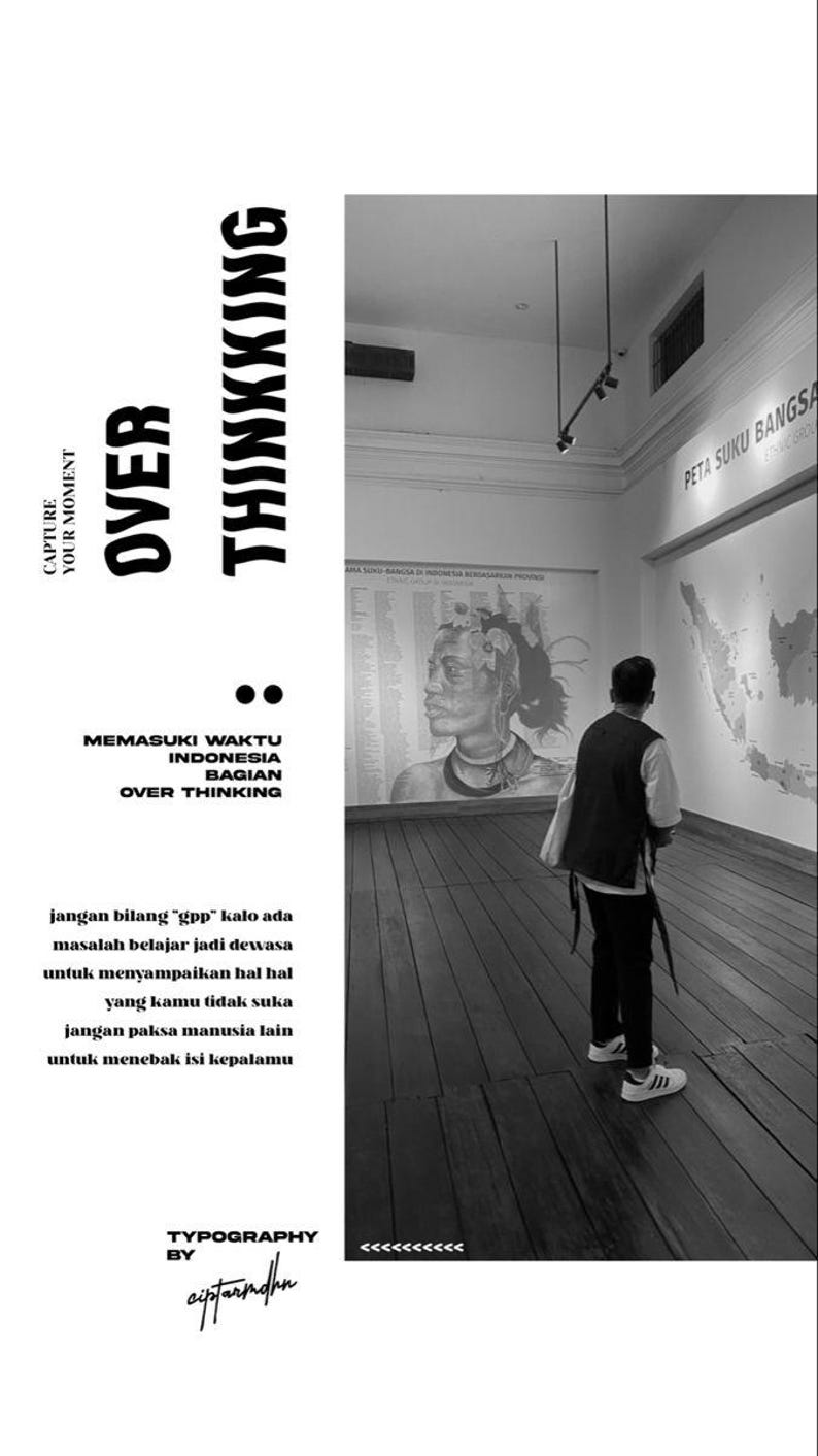 Overthinking Club Typography Design | Digital Download | PNG File ...