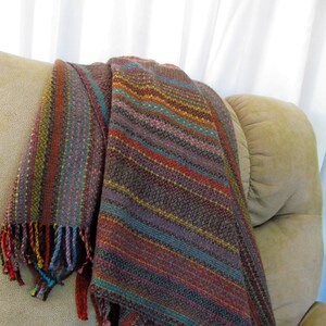 Hand Woven Wool Throw - Etsy