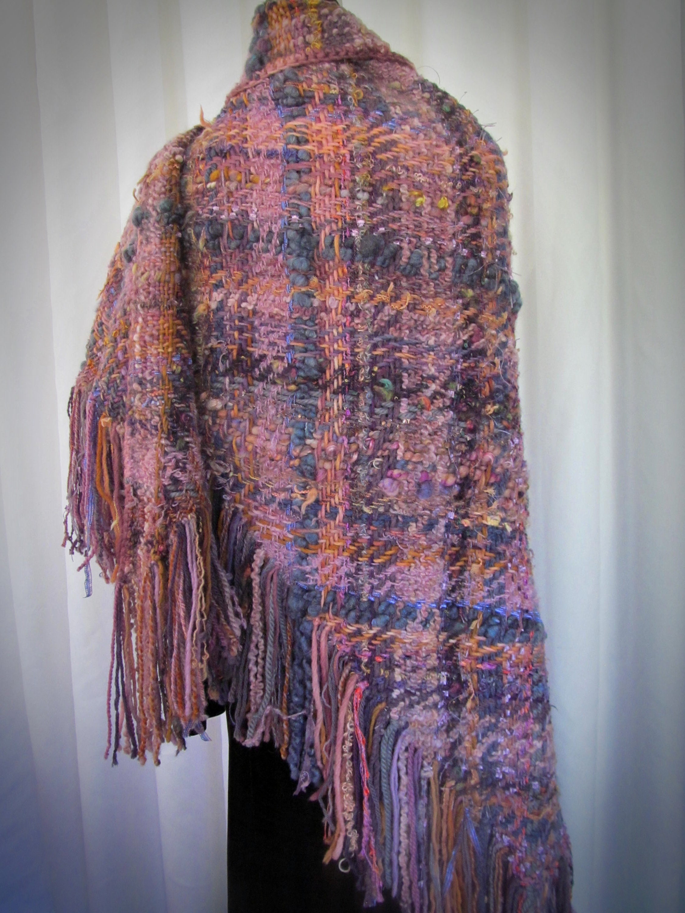 Hand Woven Triangular Wrap - Etsy