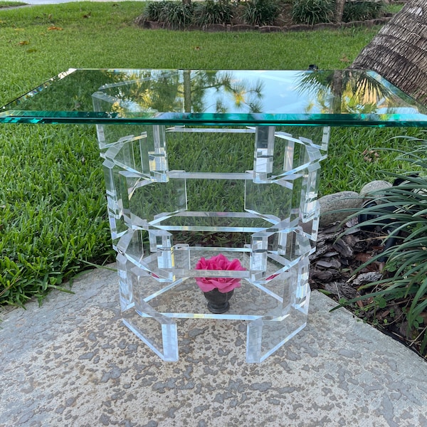 Lucite Table - Etsy