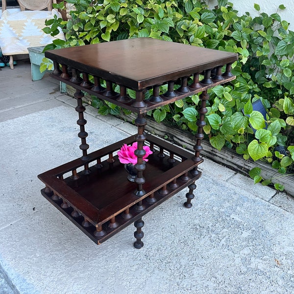 Spool Side Table - Etsy