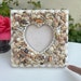 SEA SHELL FRAME, Heart Shell Frame , Coastal Sea Shell Mirror, Cute ...