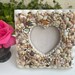 SEA SHELL FRAME, Heart Shell Frame , Coastal Sea Shell Mirror, Cute ...