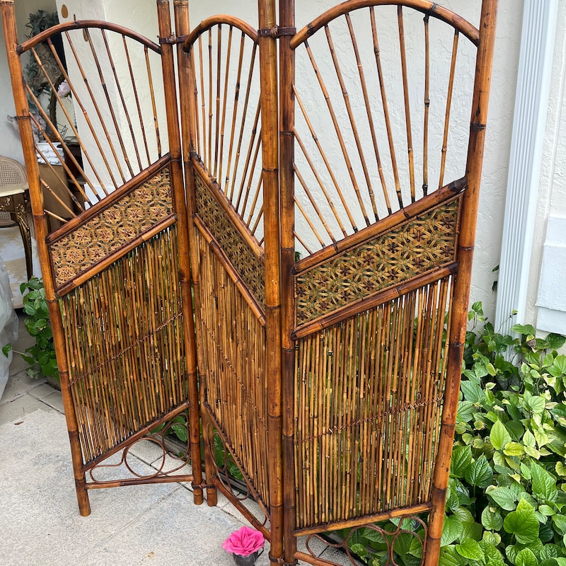 Rattan Room Divider - Etsy