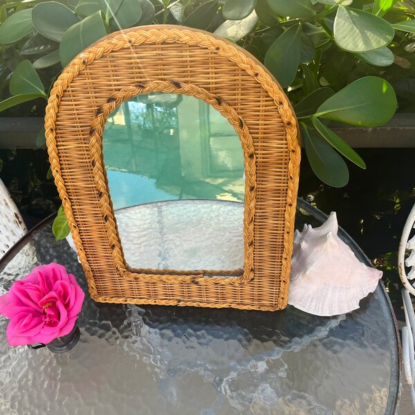 Wicker Mirror - Etsy