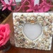 SEA SHELL FRAME, Heart Shell Frame , Coastal Sea Shell Mirror, Cute ...
