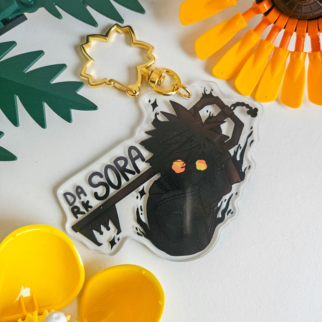 Dark Sora Keychain From Kingdom Hearts - Etsy