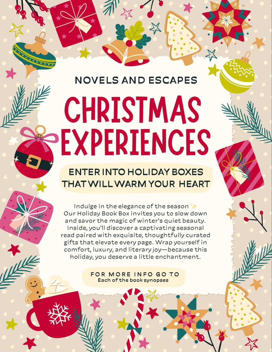 Holiday Book Box Options - Etsy