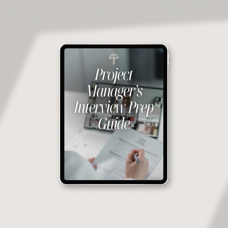 Project Manager’s Interview Prep Guide, Ebook, PMBOK Guide, Project Management, Project Manager ...