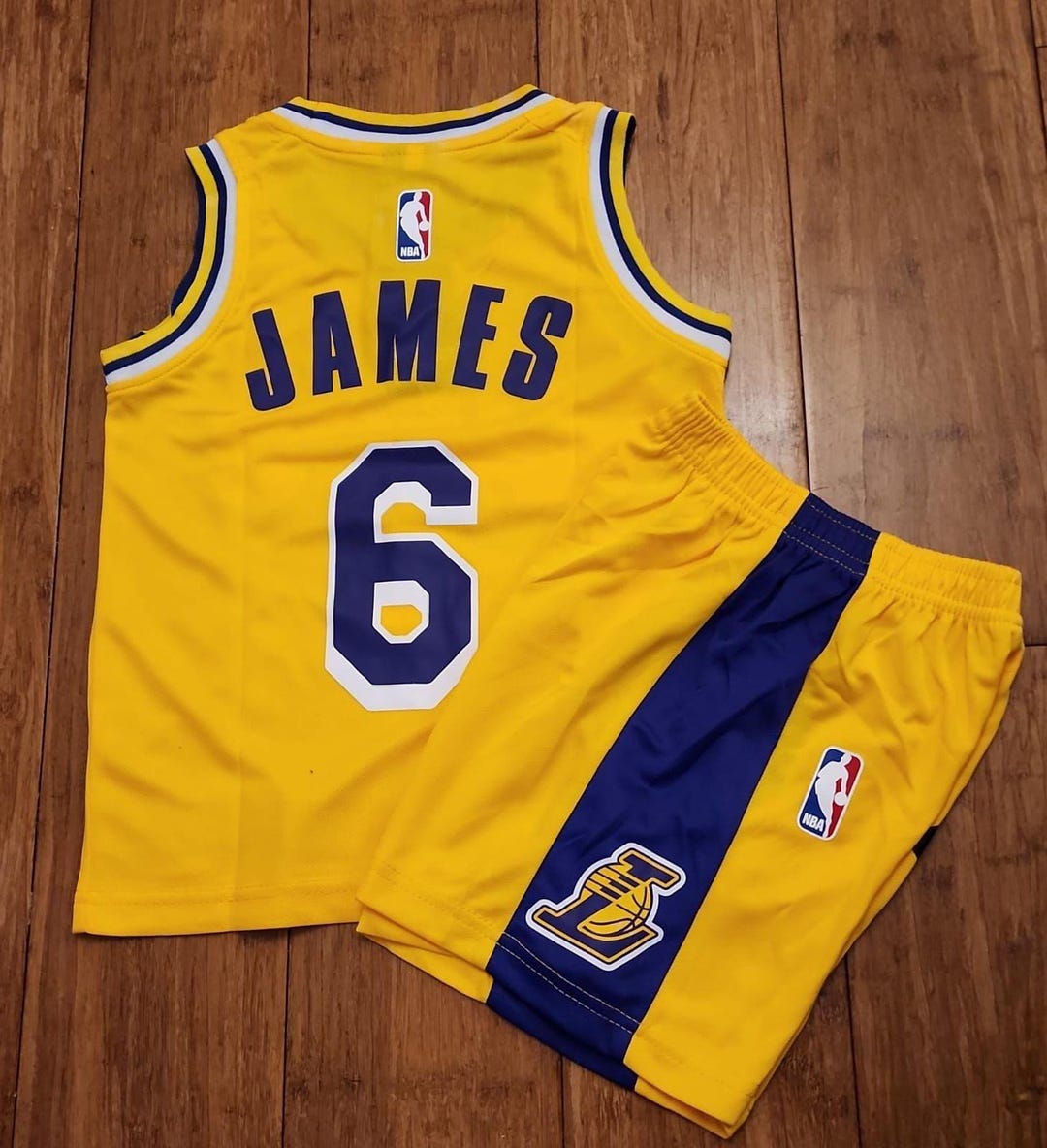 Kids Lakers James Basketball Kit - Etsy