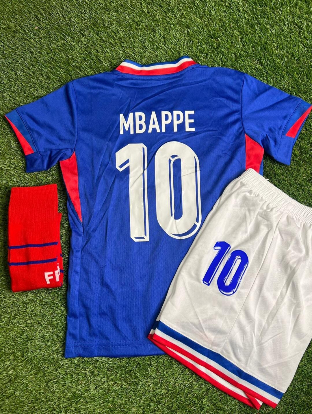 Kids France Mbappe 24/25 Soccer Kit - Etsy