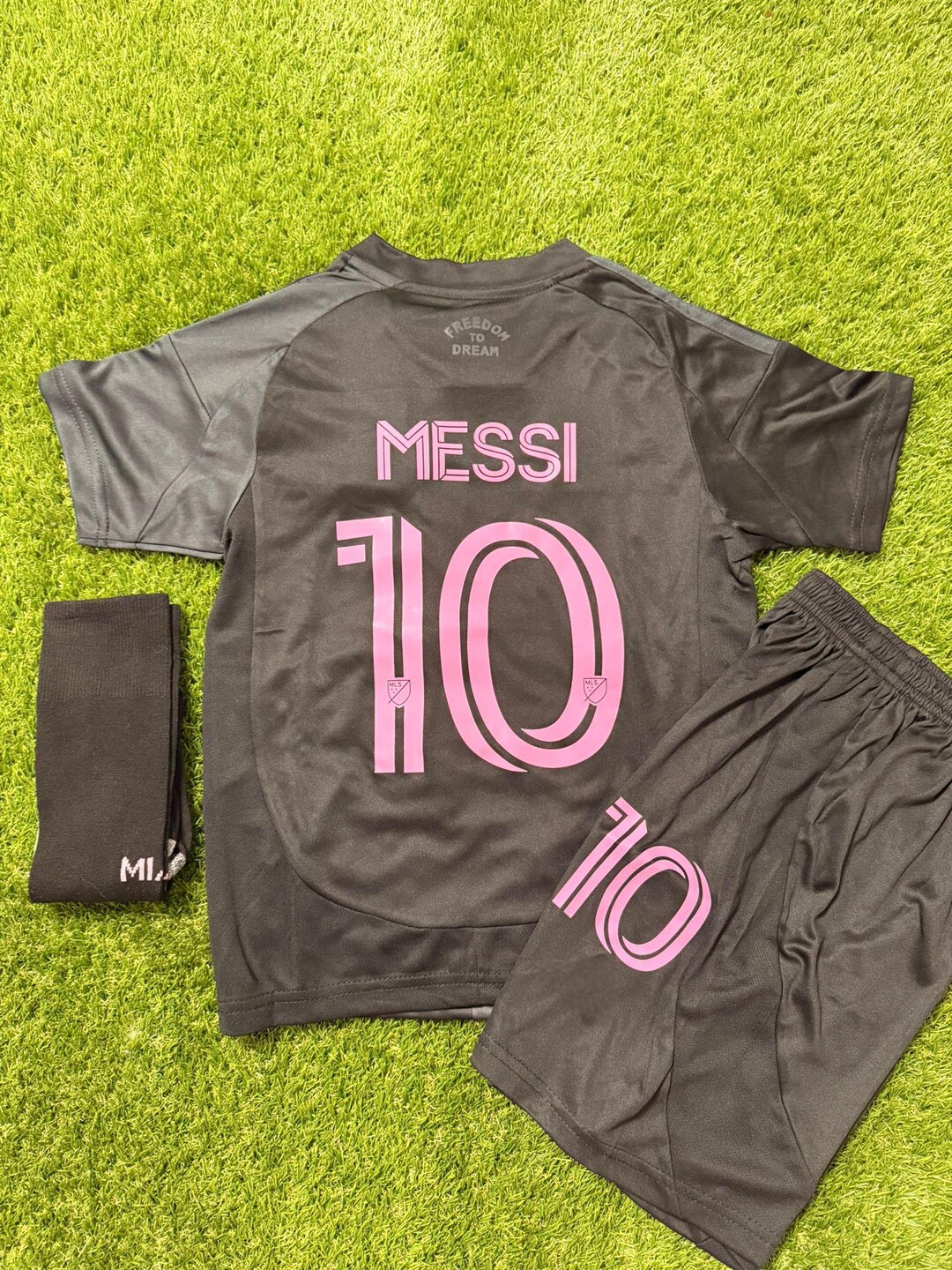 Kids Messi Intermiami Away 25/26 Soccer Kit - Etsy