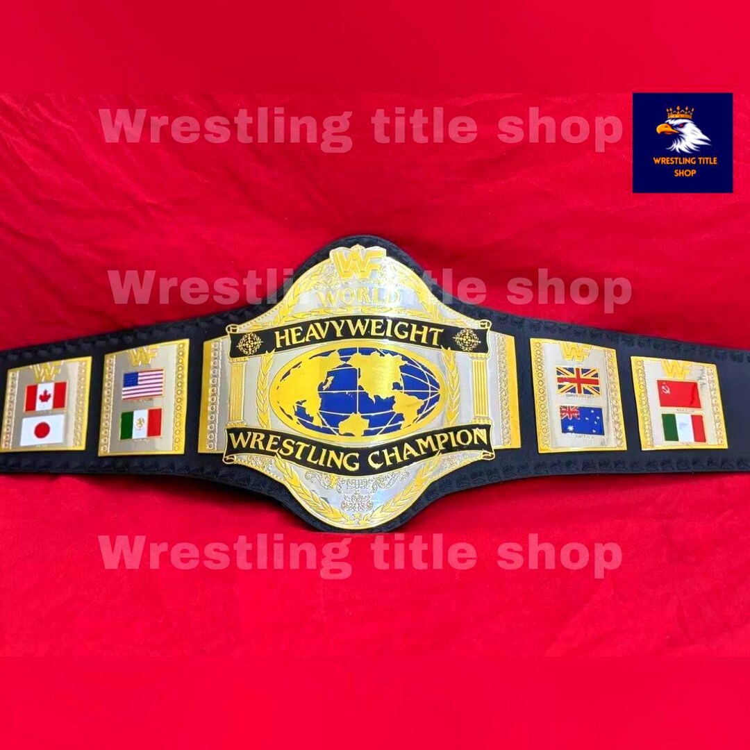 HULK HOGAN '86 World Heavyweight Championship Wrestling Belt - Etsy