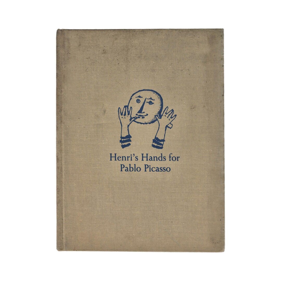 Vintage Henri's Hands for Pablo Picasso Art Book Tan Linen Hardcover - Etsy