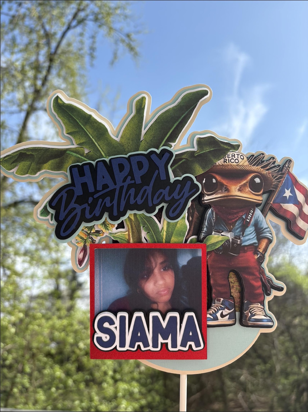 Dtmf Bad Bunny Cake Topper | Custom/personalized - Etsy