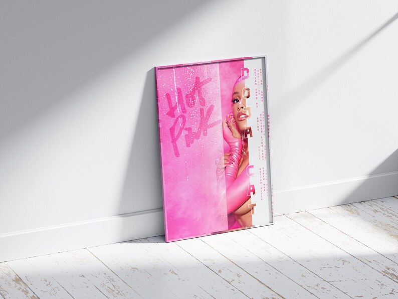 Doja Cat Poster | Hot Pink Poster | Album Poster Prints | Wall Decor ...