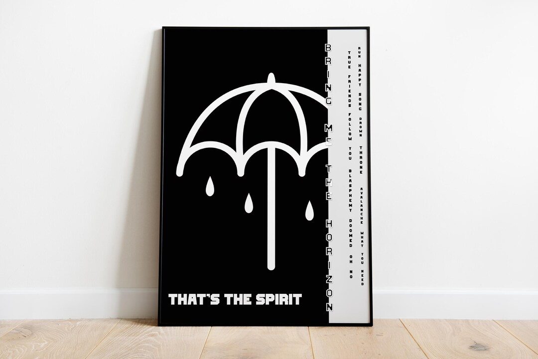 Bring Me the Horizon Poster | That's the Spirit Poster | Album Poster ...