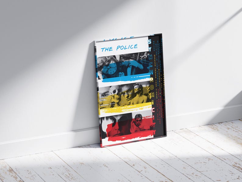 The Police Poster | Synchronicity Poster | Album Poster Prints | Wall ...